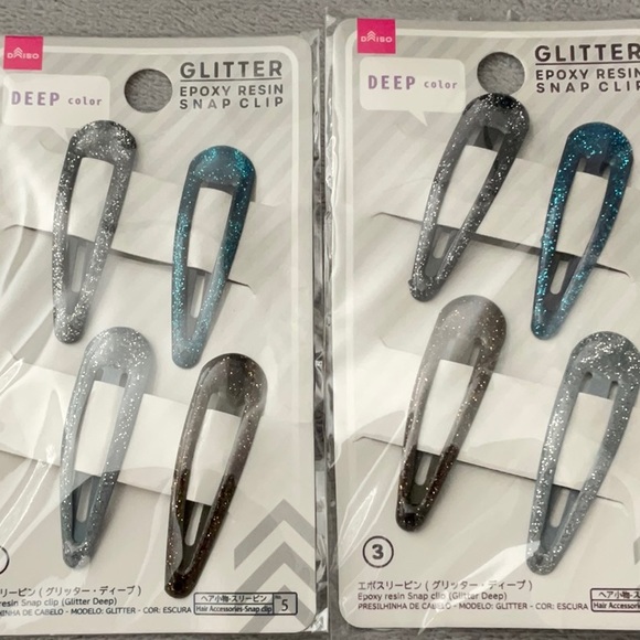 Daiso | Accessories | Daiso Black Silver And Blue Black Gold And Grey ...